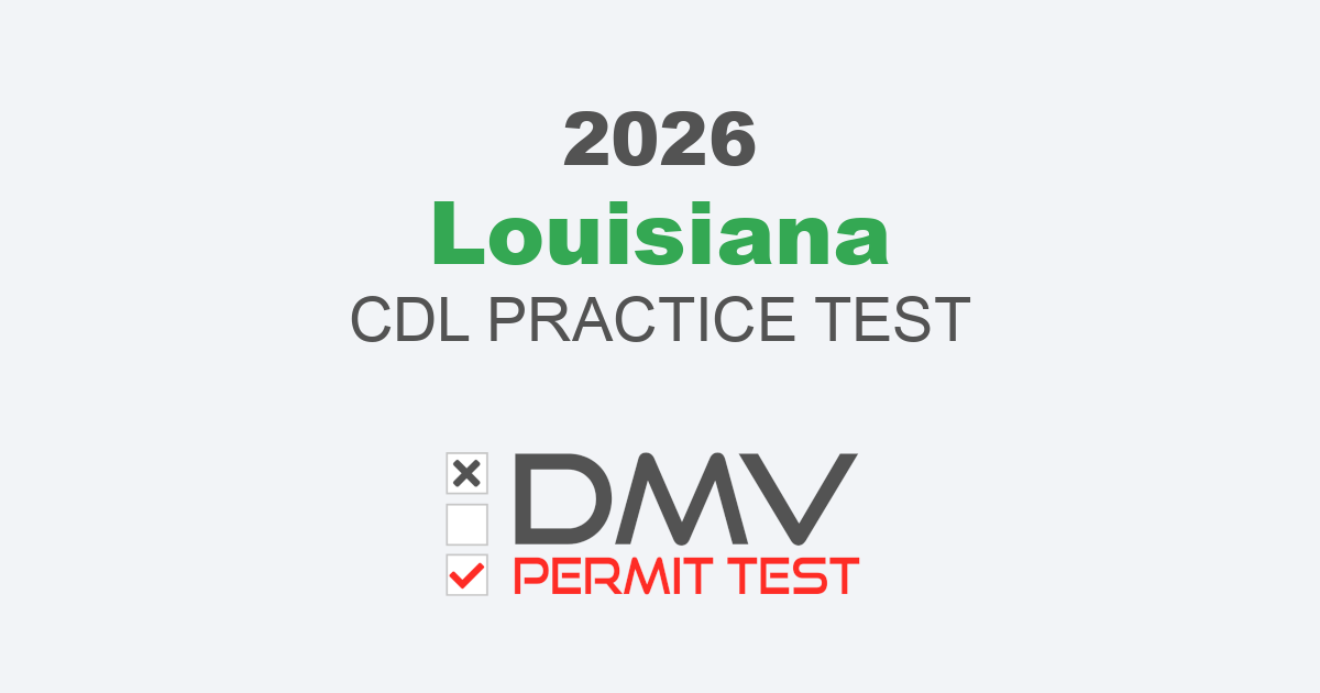 LA CDL Practice Test (2026) - FREE CDL Knowledge Test