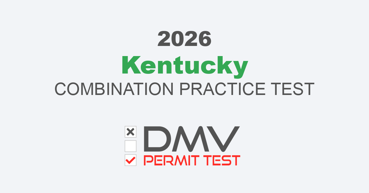 FREE Kentucky Combination Practice Test (2026) - KY CDL Test