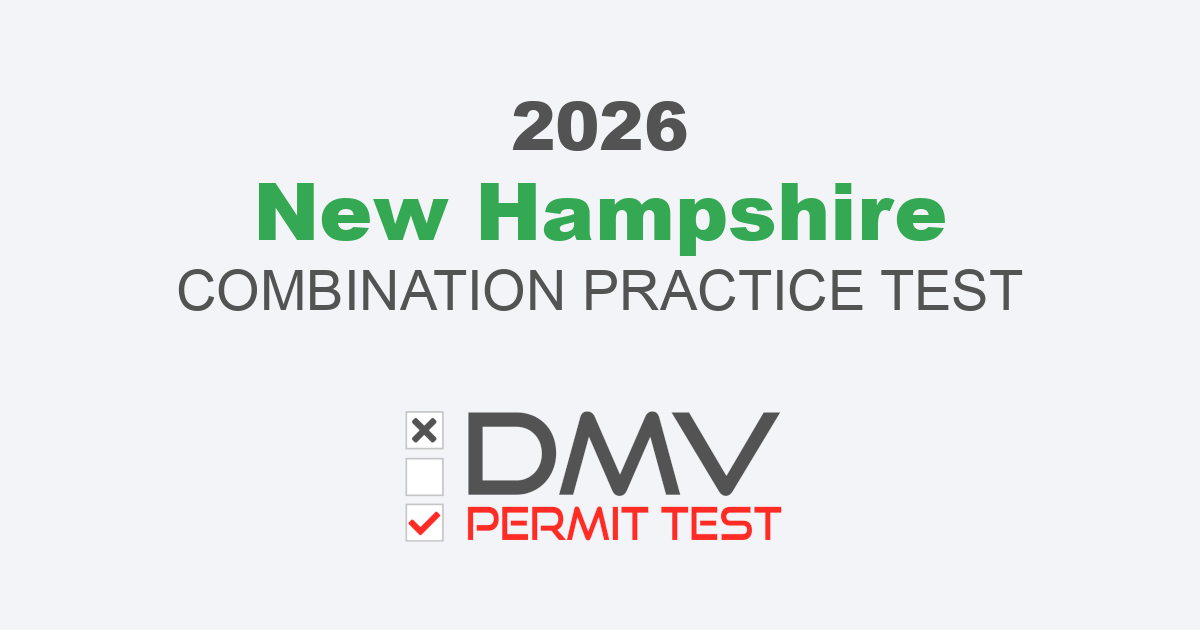 FREE New Hampshire Combination Practice Test (2025) - NH CDL Test