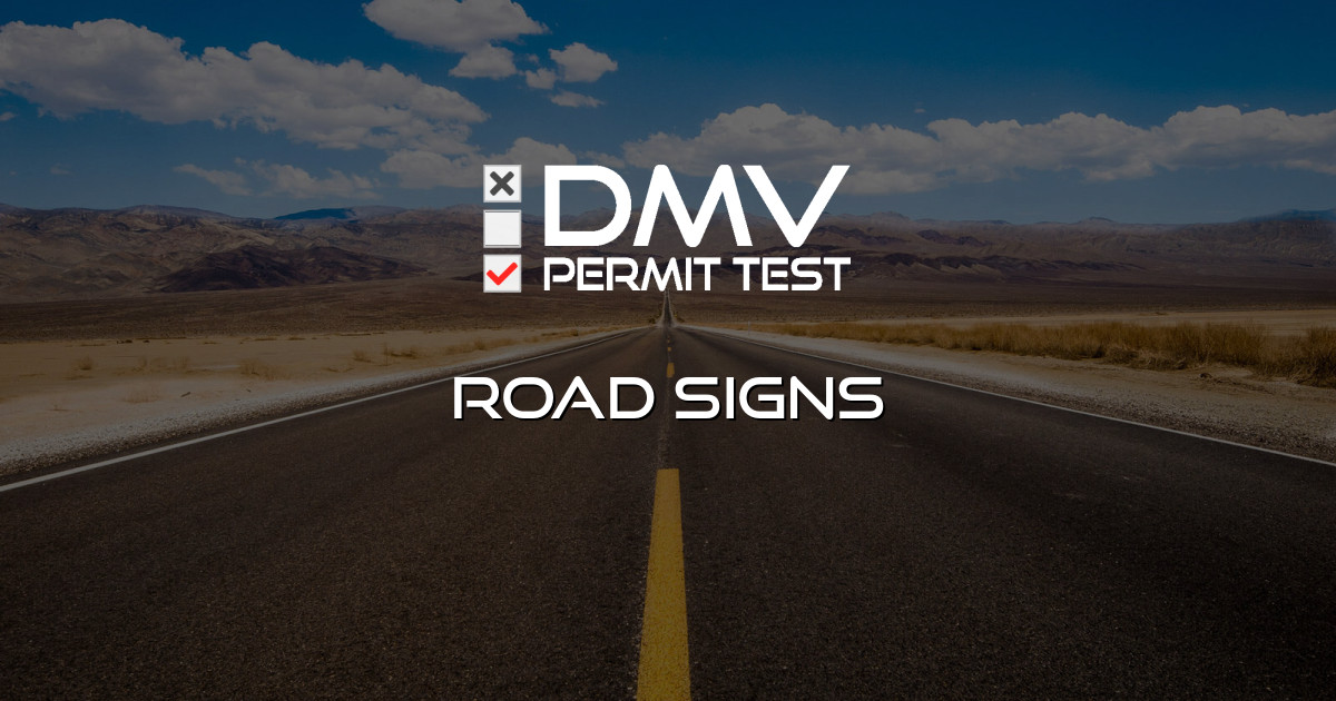 An orange triangle sign with red borders means: