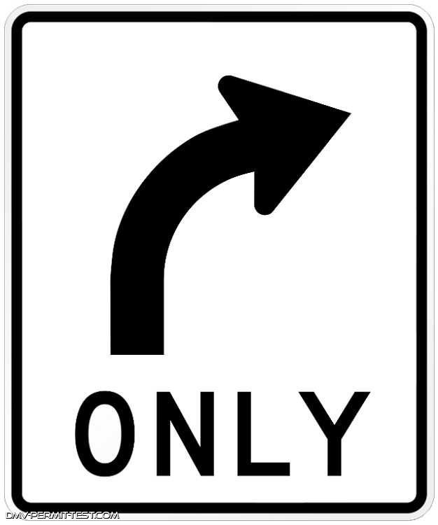 Right Turn Only Sign (What Does It Mean, and What To Do?)