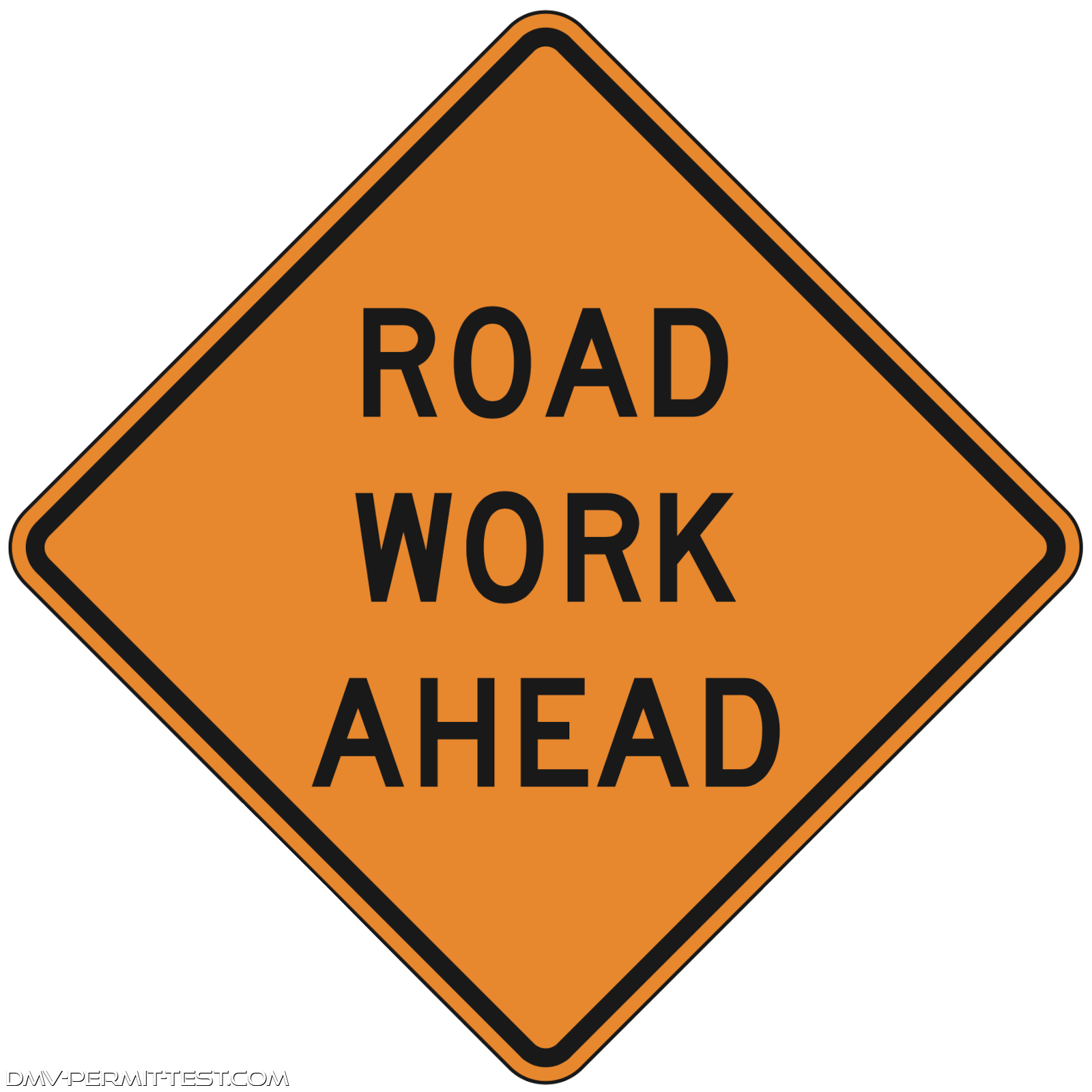 Road Work Ahead (Meaning, Color, Shape, What To Do)