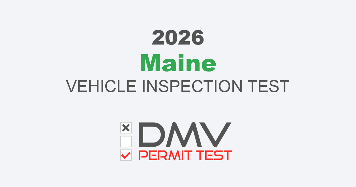 FREE Maine CDL Pre-Trip Inspection Test (2026)